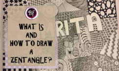 TEST YOUR PATIENCE! WHAT IS AND HOW TO DRAW A ZENTANGLE? | BLOGABERRY FOO